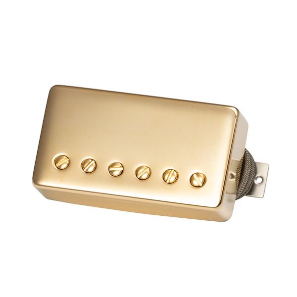 Custombucker Plus (Double Black, Gold Cover, Unpotted, 2-conductor, 8.6k, A3)Custombucker Plusは、アルニコ3マグネットを使用し、初期のハムバッカー...