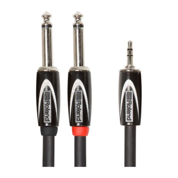 Black Series Interconnect CablesTSフォーン（デュアル） - 3.5mmステレオミニ　3m
