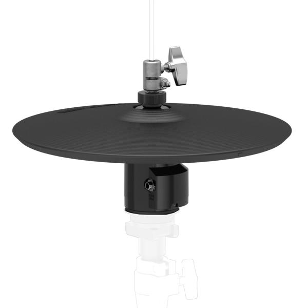 VH-10は、1枚のシンバル・パッドがペダル操作で上下動するフローティング構造を採用することで、アコースティック・ドラムのハイハットと同じような感覚で演奏できるV ハイハットです。市販のアコースティック・ドラム用のハイハット・スタンド（※）...