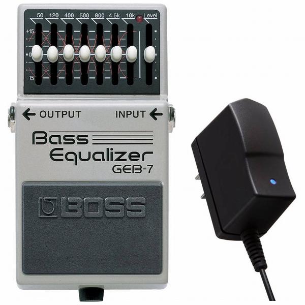BOSS / GEB-7 Bass Equalizer ベースイコライザー GEB7純正アダプターPSA-100S2 同時購入セット■別売りの純正ACアダプター「PSA-100S2」との同時購入セット商品です。〇BOSS アダプター PSA...
