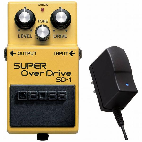 BOSS / SD-1 Super Over Drive スーパーオーバードライブ SD1 ボス ギター エフェクター純正アダプターPSA-100S2 同時購入セット■別売りの純正ACアダプター「PSA-100S2」との同時購入セット商品で...