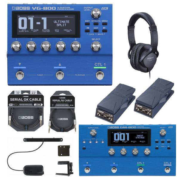 ■GK OUT端子を経由しVG-800とGM-800を接続することができます。ディバイデッド・ピックアップの信号が共有されるため、その両方を同時に演奏することが可能です。さらにGK IN/OUT端子は最終的に出力されるサウンドの送受信にも対...