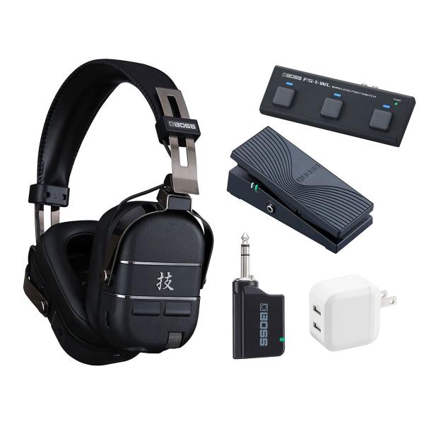 BOSS / 技 WAZA-AIR BASS (USB Type-C仕様) [自由自在にサウンドメイクワイヤレスセット] FS-1-WL+ EV-1-WL ■別売りのBOSS純正フットスイッチを駆使して、内蔵エフェクト等をコントロール可能！...