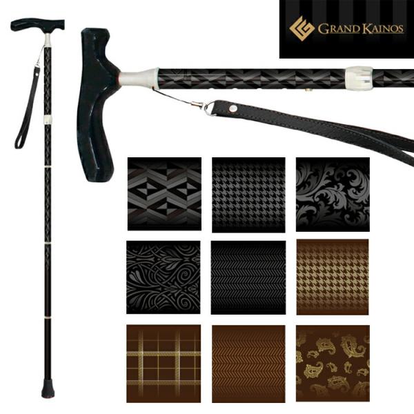■商品情報商品名 グランドカイノス対応身長 約153-173cm調節 ラチェット(ボタン)式使用サイズ 79-89cm(2cm毎)収納サイズ 26cm重量 約280gシャフト素材 耐食アルミ 18φ+16φグリップ(鹿革仕様) 本革(鹿)＋...
