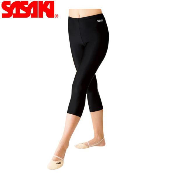 股上浅めのスッキリラインになりましたソフトな光沢感とストレッチ性に富んだツーウェイトリコット素材の7分丈スパッツ。サイズ：L、M、S、JO、JL生地：T（EX）　ナイロン85％、ポリウレタン15%チーム、団体様でのご購入も随時お受け致してお...