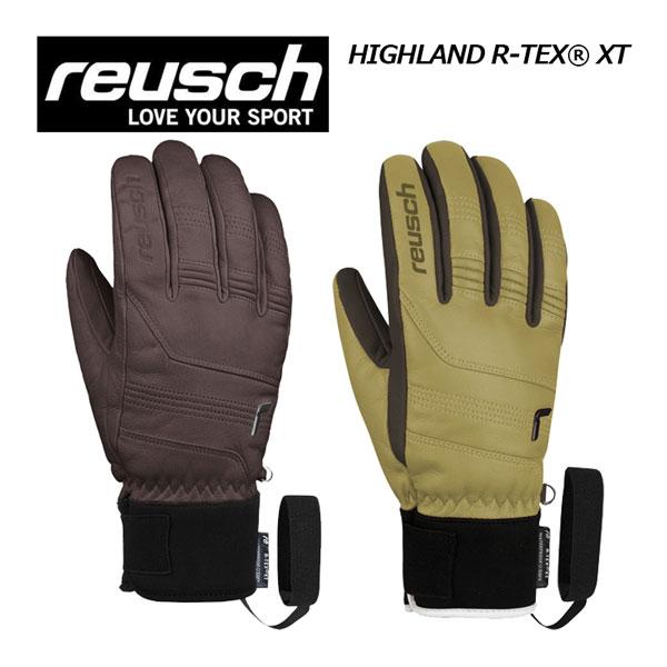 ロイシュ 【reusch】 ユニセックス スキーグローブ スキー手袋 REUSCH HIGHLAND R-TEX XT / ハイランド R-TEX XT 6102240 (スキーグラブ/メンズ/レディース/フルレザーグローブ/5本指/ロイッシュ)
