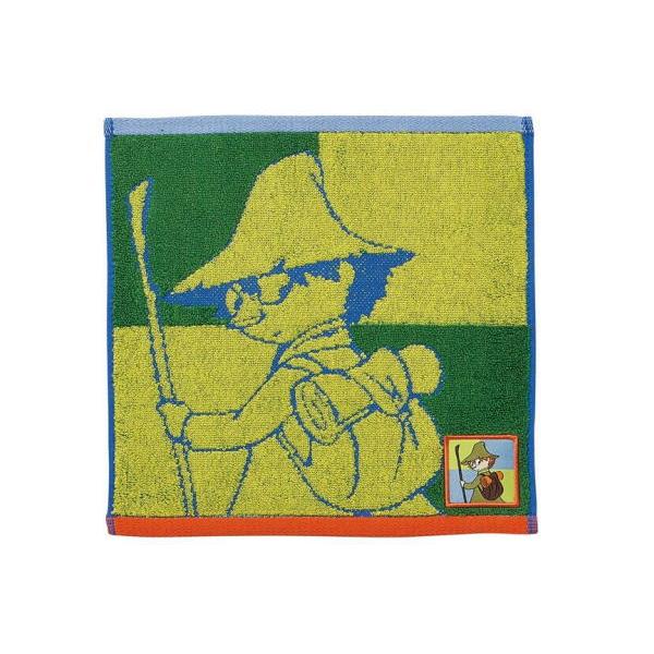 マル1405034300　【送料無料】【ムーミン】【Moomin】ミニタオル【スナフキンカラー】【スナフキン】【アニメ】【絵本】【キャラクター】【タオルハンカチ】【タオル】【たおる】【雑貨】【グッズ】【送料無料】【ムーミン】【Moomin】...