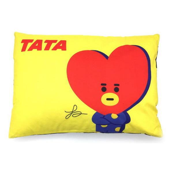 マル5785010700　【BT21】【LINE FRIENDS】【ラインフレンズ】枕【ピロー_TATA】【TATA】【タタ】【枕】【まくら】【寝具】【睡眠】【インテリア】【雑貨】【グッズ】【かわいい】【BT21】【LINE FRIENDS...
