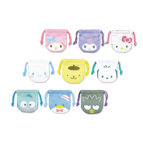 ティSR-5530250FC 【送料無料】【クジ】【サンリオキャラクターズ】フェイスミニ巾着【ハローキティ】【マイメロディ】【クロミ】【シナモロール】【ポムポムプリン】【ポーチ】【ケース】【小物入れ】【きんちゃく】【袋】【くじ】【ランダム】...