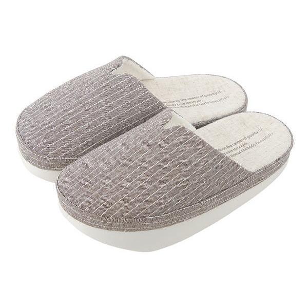 リブ92201-32  【エクササイズスリッパ】【オリジナル】エクササイズスリッパ【ストライプ】【ブラウン】【エクサ】【EXA】【スリッパ】【エクササイズ】【ダイエット】【雑貨】【グッズ】【かわいい】【エクササイズスリッパ】【オリジナル】エ...