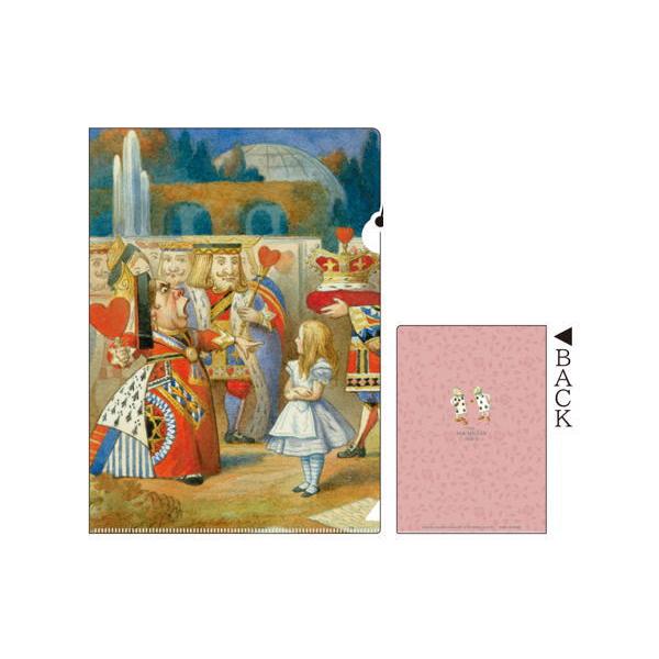 カミ211373　【送料無料】【日本製】【THE MACMILLAN ALICE】【マクミランアリス】仕切り付きファイル【ハートの女王】【ふしぎの国のアリス】【ファイル】【ケース】【カバー】【収納】【文房具】【学校】【勉強】【雑貨】【グッズ...