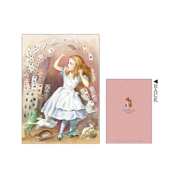 カミ211377　【日本製】【THE MACMILLAN ALICE】【マクミランアリス】A4シングルファイル【トランプ】【ふしぎの国のアリス】【ファイル】【ケース】【カバー】【収納】【文房具】【学校】【勉強】【雑貨】【グッズ】【かわいい】...