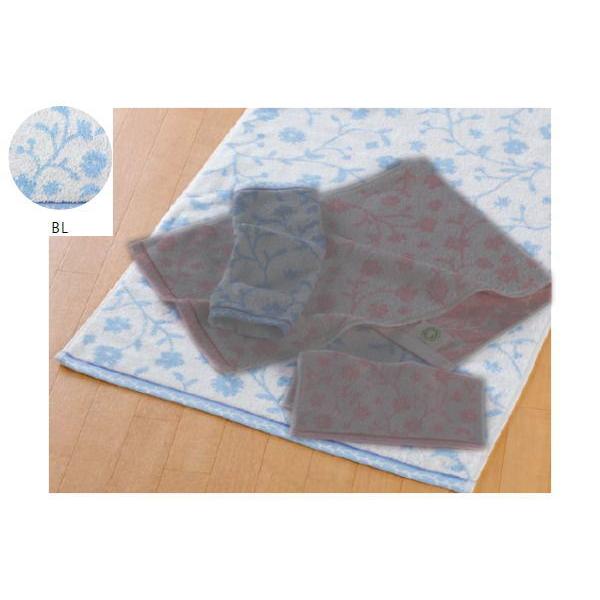 ハヤ BH7008 ブルー　【送料無料】【オリジナル】バスタオル【ブルー】【青】【グランフラワー】【エバモアオーガニック】【コットン】【タオル】【たおる】【雑貨】【グッズ】【かわいい】【送料無料】【オリジナル】バスタオル【ブルー】【青】【グ...