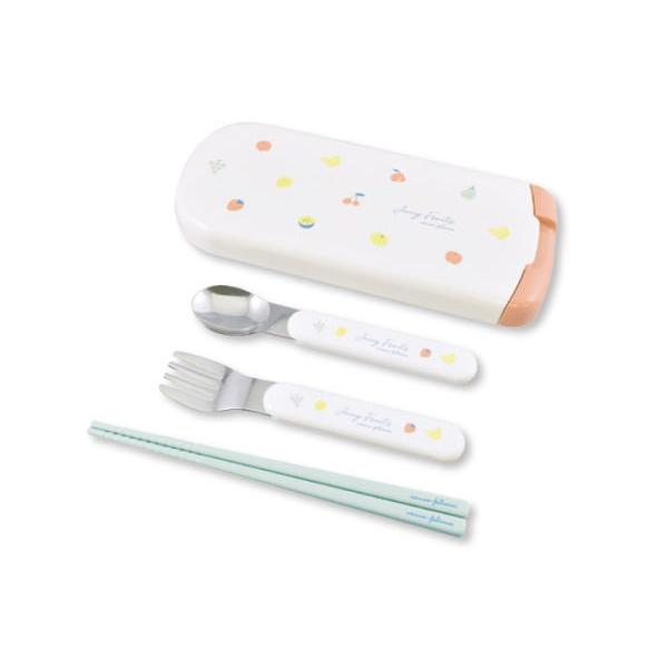 オニYUH-1501　【送料無料】【nenne-futurum】【ネンネフトゥールム】トリオセット【フルーツ】【箸】【スプーン】【フォーク】【遠足】【アウトドア】【子供】【キッズ】【雑貨】【グッズ】【かわいい】【送料無料】【nenne-fu...