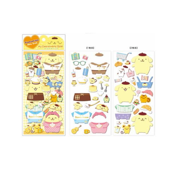 【発売日：2026年07月31日】ケイCCD2-PN　【サンリオキャラクターズ】マイコーディネートシール2【ポムポムプリン】【プリンちゃん】【ぽむぽむぷりん】【ポムポム】【シール】【ステッカー】【文房具】【雑貨】【グッズ】【かわいい】【サン...