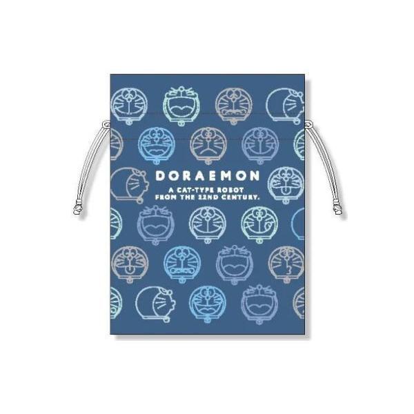 マリDRAN-184　【送料無料】【日本製】【ドラえもん】豆巾着【ブルー】【青】【フェイス】【リトルアイコン】【どらえもん】【ドラエモン】【アニメ】【テレビ】【漫画】【映画】【ケース】【ポーチ】【小物入れ】【袋】【きんちゃく】【収納】【雑貨...