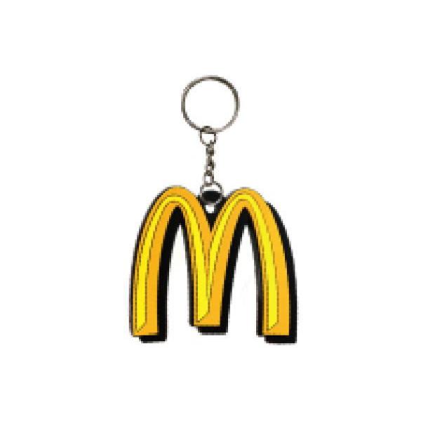 レオMC007　【アメリカン雑貨】【マクドナルド】ラバーキーチェーン【ロゴ】【マクド】【アメリカ】【USA】【キーホルダー】【キーリング】【チャーム】【鍵】【アメリカン雑貨】【マクドナルド】ラバーキーチェーン【ロゴ】【マクド】【アメリカ】【...