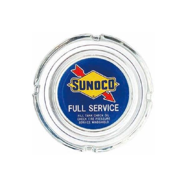 ショFULLSERVICE　【アメリカン雑貨】ガラスアッシュトレイ【FULL SERVICE】【SUNOCO RACE FUEL】【アメリカ】【USA】【トレー】【お皿】【ケース】【灰皿】【小物入れ】【インテリア】【雑貨】【グッズ】【かわい...
