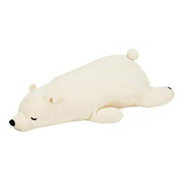りぶ28977-11　【オリジナル】【プレミアムねむねむアニマルズ】抱き枕【L】【ラッキー】【しろくま】【動物】【アニマル】【抱きまくら】【枕】【ピロー】【ぬいぐるみ】【人形】【ドール】【マスコット】【インテリア】【雑貨】【グッズ】【かわい...