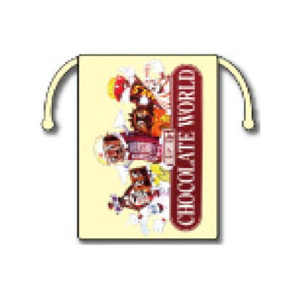 レオHERSHEYs　【アメリカン雑貨】巾着【L】【HERSHEYs】【チョコレート】【アメリカ】【USA】【アメキャラ】【ポーチ】【ケース】【小物入れ】【きんちゃく】【袋】【収納】【雑貨】【グッズ】【かわいい】【アメリカン雑貨】巾着【L】...