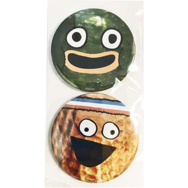 スモACDS147　【送料無料】【ディズニーキャラクター】2P缶バッジ【フェイス】【1】【ピクルスとピーナッツ】【ピクルス】【ピーナッツ】【ディズニー】【アニメ】【缶バッチ】【バッチ】【カンバッジ】【カンバッチ】【雑貨】【グッズ】【かわいい...