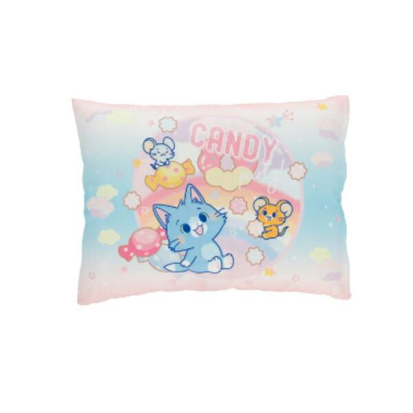 マル4105075000  【トムとジェリー】【とむとじぇりー】ジュニア枕【キャンディパーティー】【ワーナー】【アニメ】【枕】【まくら】【ピロー】【寝具】【お昼寝】【子供】【キッズ】【雑貨】【グッズ】【かわいい】【トムとジェリー】【とむとじ...