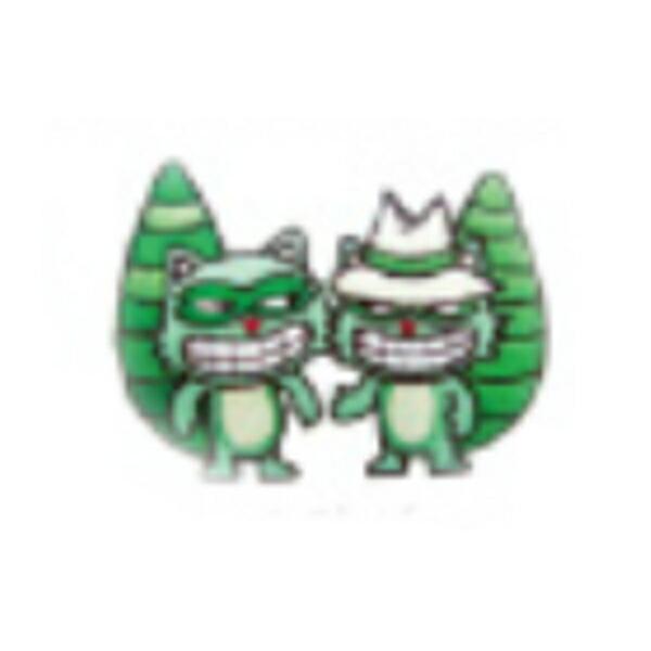 レオLiftyShifty 【アメリカン雑貨】【Happy Tree Friends】ワッペン【LiftyアンドShifty】【アメリカ】【USA】【アメキャラ】【アイロンパッチ】【アイロン】【雑貨】【グッズ】【かわいい】【アメリカン雑貨】...