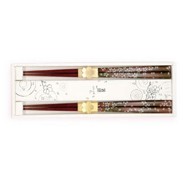 オオHP48-A004　【Ripple】【リップル】箸留ペアギフトセット【芝桜】【花柄】【お箸】【はし】【食事】【食器】【キッチン】【プレゼント】【お祝い】【雑貨】【グッズ】【かわいい】【Ripple】【リップル】箸留ペアギフトセット【芝桜...
