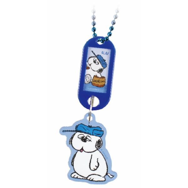 ティSN-5546390OL  【送料無料】【スヌーピー】【SNOOPY】ネームタグキーホルダー【オラフ】【ウッドストック】【ピーナッツ】【すぬーぴー】【キーホルダー】【キーリング】【チャーム】【鍵】【名前】【雑貨】【グッズ】【かわいい】【...