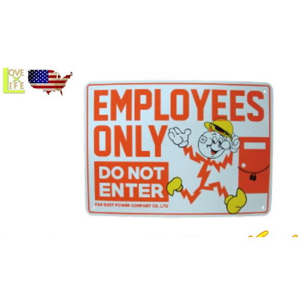 ■説明■【アメリカン雑貨】プラスチック サインボード【作業員以外立ち入り禁止】【F.E.P.C】【アメリカ雑貨】【看板】【ボード】【BAR】【インテリア】【アメリカ】【USA】【かわいい】【おしゃれ】アメリカの日常の中で目にするプラスチック...