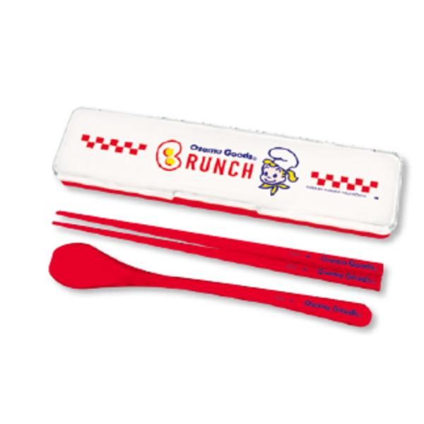 オオOGA-1200【オサムグッズ】【OSAMU GOODS】箸とスプーンセット【BRUNCH】【ドーナツ】【キャラクター】【スプーン】【箸】【コンビ】【食器】【食事】【遠足】【アウトドア】【雑貨】【グッズ】【かわいい】【オサムグッズ】【O...