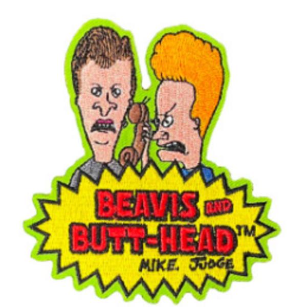 ショ157715  【送料無料】【アメリカン雑貨】【BEAVIS AND BUTT-HEAD】【ビーバスバッドヘッド】ワッペン【BABH-00004-2】【アメリカ】【USA】【アメキャラ】【アイロンパッチ】【アイロン】【雑貨】【グッズ】【...