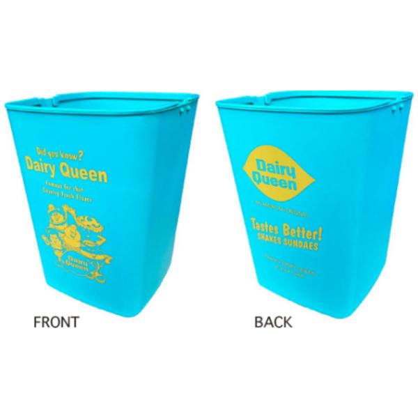 ショSOFTCREAM  【アメリカン雑貨】10Lダストボックス【ライトブルー】【水色】【SOFTCREAM】【アメリカ】【USA】【アメキャラ】【ごみ箱】【ボックス】【BOX】【小物入れ】【ごみばこ】【インテリア】【雑貨】【グッズ】【かわ...