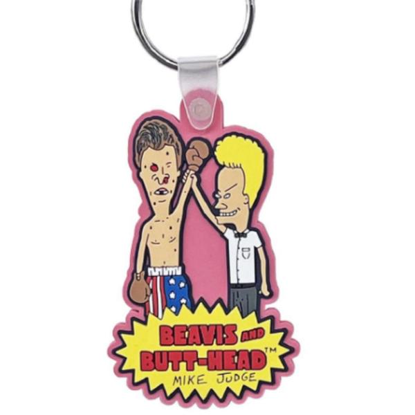 【発売日：2026年02月28日】ショ157630  【送料無料】【アメリカン雑貨】【BEAVIS AND BUTT-HEAD】【ビーバスバッドヘッド】ラバーキーリング【BABH-00003-1】【アニメ】【アメリカ】【USA】【アメキャラ...