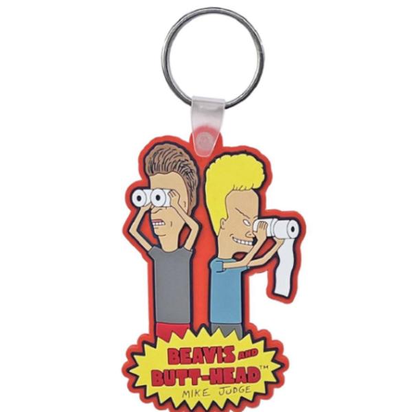ショ157647  【送料無料】【アメリカン雑貨】【BEAVIS AND BUTT-HEAD】【ビーバスバッドヘッド】ラバーキーリング【BABH-00003-2】【アニメ】【アメリカ】【USA】【アメキャラ】【キーホルダー】【キーリング】【...