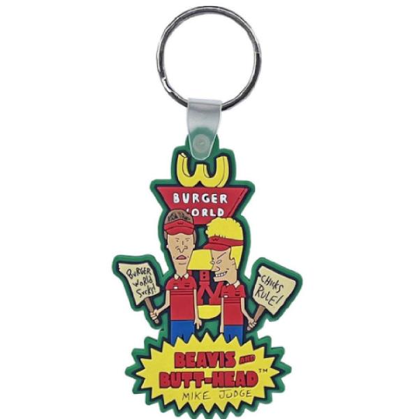【発売日：2026年07月31日】ショ157654  【送料無料】【アメリカン雑貨】【BEAVIS AND BUTT-HEAD】【ビーバスバッドヘッド】ラバーキーリング【BABH-00003-3】【アニメ】【アメリカ】【USA】【アメキャラ...