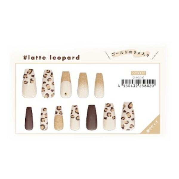 カミ225802 【オリジナル】 ネイルチップ【Leopa】【GYARU mee】【レオパード】【ヒョウ柄】【セルフネイル】【つけ爪】【美容】【コスメ】【ガールズ】【女の子】【雑貨】【グッズ】【かわいい】【オリジナル】 ネイルチップ【Leo...
