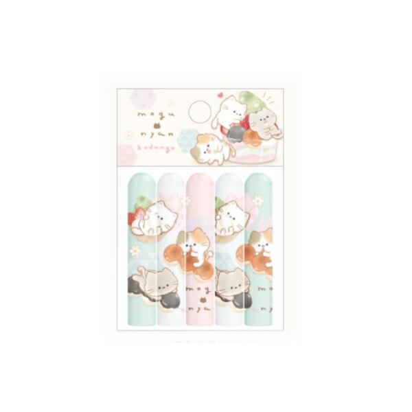 カミ225575 【送料無料】【セット商品】【10個入り】【日本製】【オリジナル】鉛筆キャップ【おだんご】【もぐにゃん】【ねこ】【動物】【アニマル】【キャップ】【ペンシル】【カバー】【ふた】【フタ】【蓋】【文房具】【学校】【勉強】【雑貨】【...
