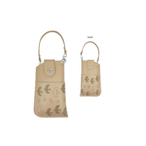 カミ226413 【オリジナル】ポケット付きフラットメガネケース【ブラウン】【茶】【FUGLESANG】【鳥】【ポーチ】【眼鏡入れ】【かばん】【バッグ】【収納】【お出かけ】【アウトドア】【雑貨】【グッズ】【かわいい】【オリジナル】ポケット付...