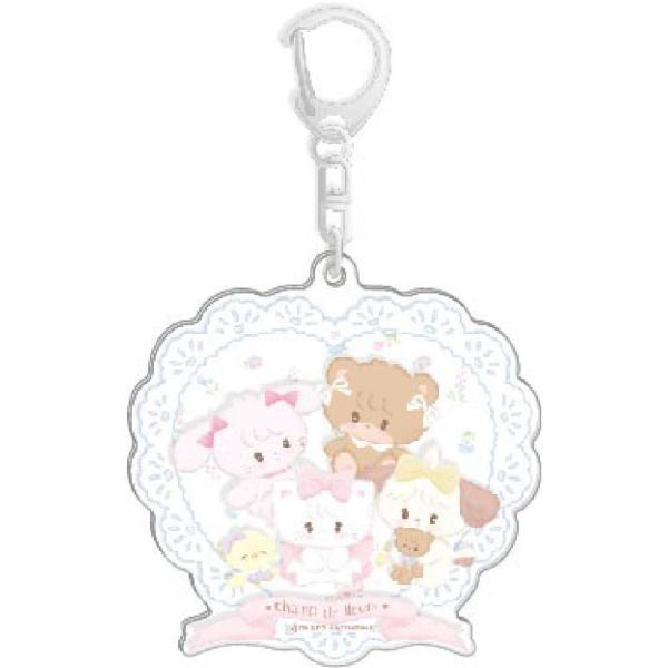 マリMIKK-006 【送料無料】【日本製】【mikko characters】スライドアクリルキーホルダー【お花畑】【動物】【アニマル】【キーホルダー】【キーリング】【チャーム】【鍵】【雑貨】【グッズ】【かわいい】【送料無料】【日本製】【...