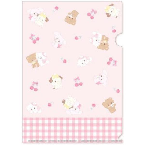 マリMIKK-014 【日本製】【mikko characters】A4クリアファイル【ピンク】【動物】【アニマル】【ケース】【カバー】【ファイル入れ】【収納】【文房具】【学校】【勉強】【雑貨】【グッズ】【かわいい】【日本製】【mikko ...