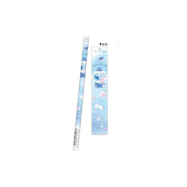 カミ226557 【送料無料】【セット商品】【20本入り】【オリジナル】香り付きマット軸鉛筆【2B】【うりゅるシーライフ】【動物】【アニマル】【えんぴつ】【ペンシル】【筆記用具】【文房具】【学校】【勉強】【雑貨】【グッズ】【かわいい】【送料...