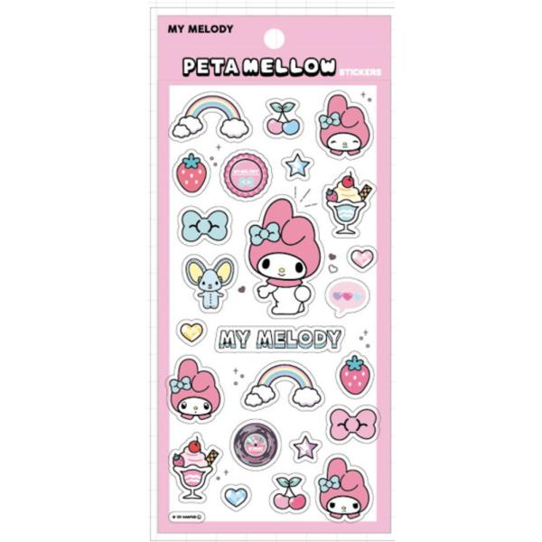 【発売日：2026年02月28日】ティSR-5546947MM 【サンリオキャラクターズ】ペタメロウステッカーズ【ペタペタステッカーズ】【マイメロディ】【ステッカー】【シール】【文房具】【学校】【勉強】【雑貨】【グッズ】【かわいい】【サンリ...