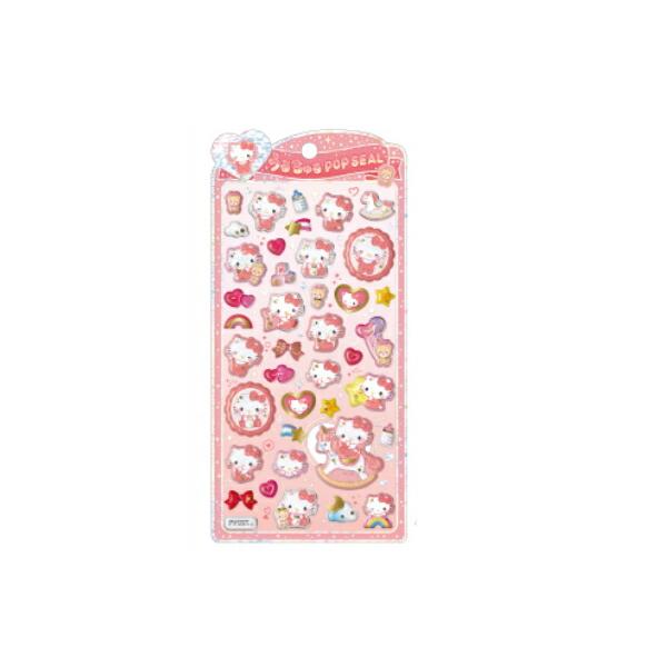 【発売日：2026年04月30日】クラ131783 【送料無料】【サンリオキャラクターズ】うるちゅるポップシール【ベビー】【ハローキティ】【シール】【ステッカー】【ミニ】【プチ】【文房具】【雑貨】【グッズ】【かわいい】【送料無料】【サンリオ...