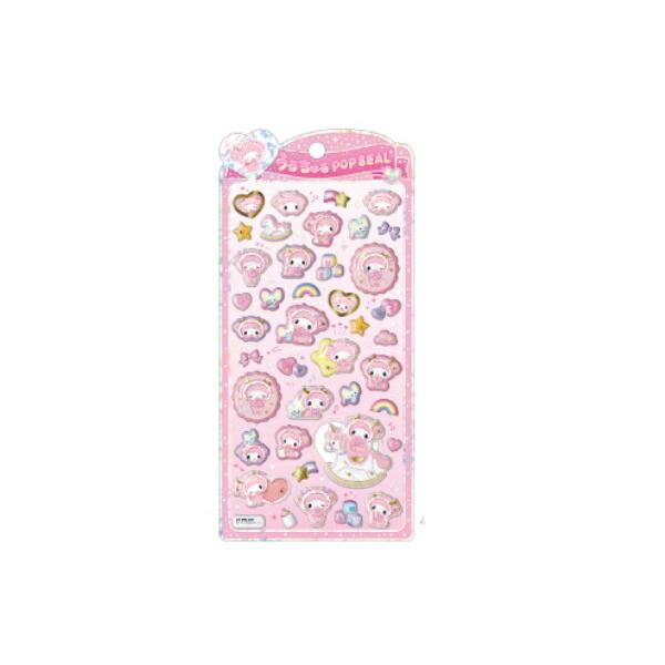 【発売日：2026年04月30日】クラ131784 【送料無料】【サンリオキャラクターズ】うるちゅるポップシール【ベビー】【マイメロディ】【シール】【ステッカー】【ミニ】【プチ】【文房具】【雑貨】【グッズ】【かわいい】【送料無料】【サンリオ...