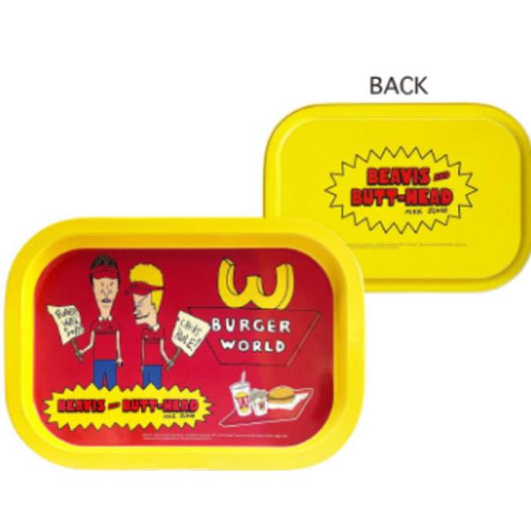 ショ163341 【送料無料】【アメリカン雑貨】【BEAVIS AND BUTT-HEAD】【ビーバスバッドヘッド】ティントレイ【BABH-00009】【USA】【アメキャラ】【トレー】【プレート】【置き物】【小物】【食事】【食器】【キッチ...