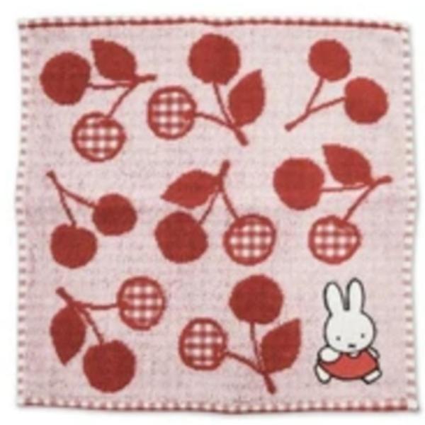 マリDBM-3031 【送料無料】【miffy】【ミッフィー】ミニタオル【ピンク】【さくらんぼ】【ウサギ】【ディック・ブルーナ】【絵本】【アニメ】【タオル】【たおる】【ハンカチ】【ハンドタオル】【子供】【キッズ】【レディース】【女性】【雑貨...