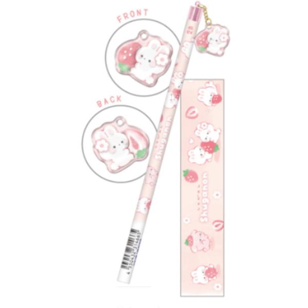 ■サイズ・仕様■ ◆サイズ：約Φ7.5×182mm◆素材：木・黒鉛・粘土　チャーム/PVC・樹脂◆セット内容：鉛筆 ■当商品について■ ＊在庫状況により入荷待ち ・欠品になる場合がございます。 予めご了承下さいますようお願いいたします。