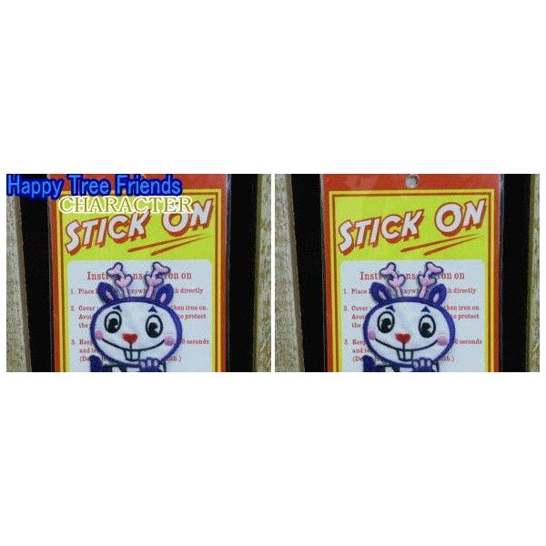 【メール便等送料無料/代引・後払決済不可】【ポイント消化】■説明■ハッピーツリーフレンズ【マイム】【Mime】【Happy Tree Friends】人気のワッペン【アイロンパッチ】を集めました♪服やカバン（リュック）をカスタムしちゃいまし...
