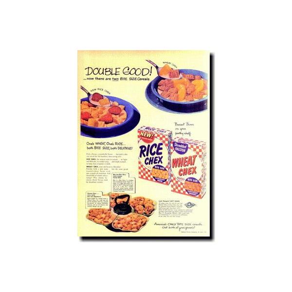 【メール便等送料無料/代引・後払決済不可】【ポイント消化】■説明■RICE　CHEX【ダブル】【Cereal】ポスター！アメリカ〜ンなポスターが勢揃い！お部屋をカスタムしちゃいましょう♪アメリカンキャラクターが勢揃い！各企業のレトロなポスタ...